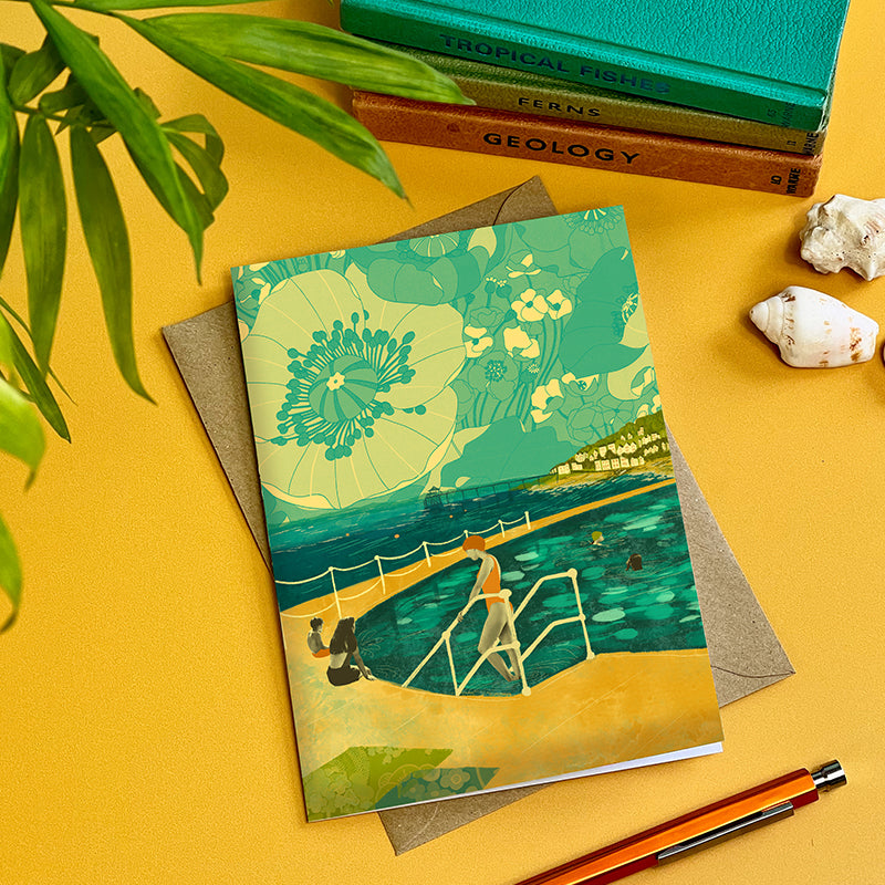 Clevedon Marine Lake Card – Emy Lou Holmes