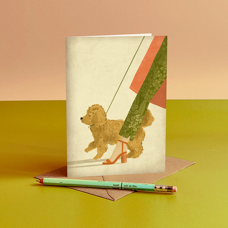 Cockapoo Dog Card – Emy Lou Holmes
