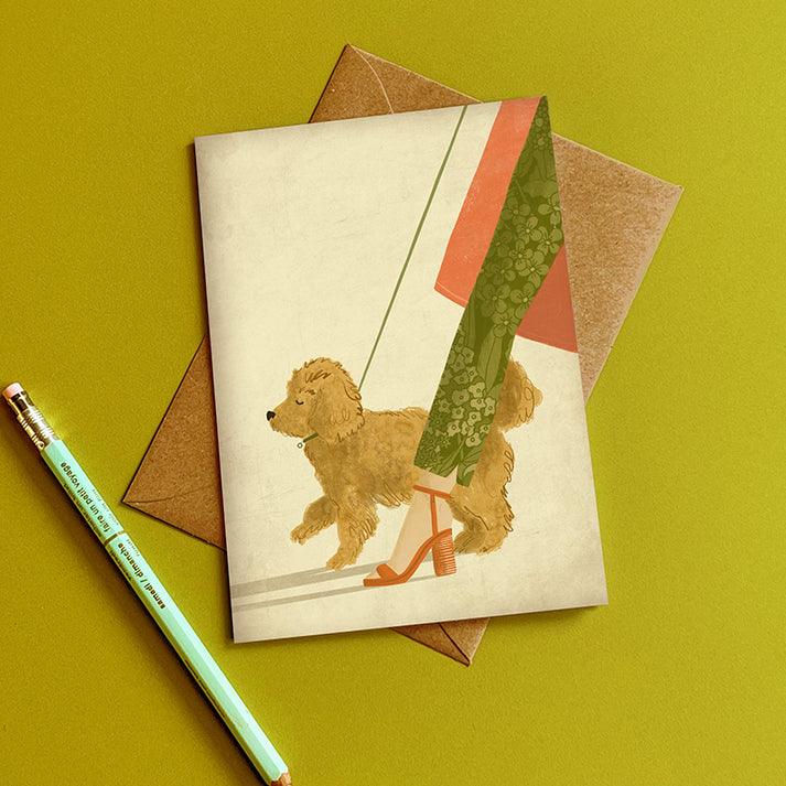 Cockapoo Dog Card – Emy Lou Holmes