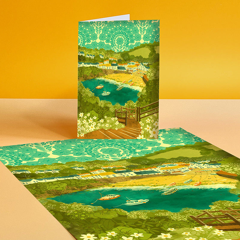 Cornwall Port Isaac A3 Print – Emy Lou Holmes