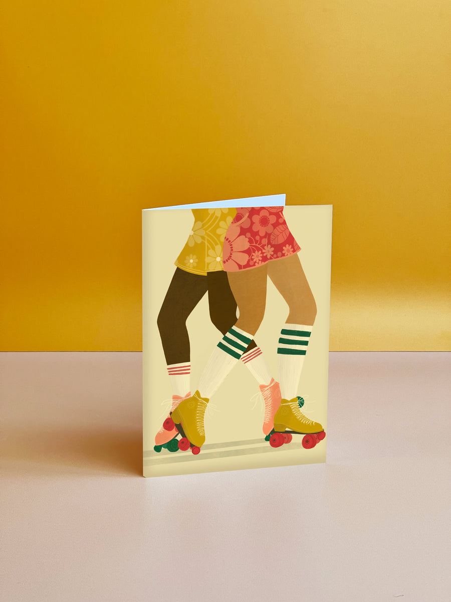 Roller Skating Greeting Card – Emy Lou Holmes