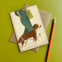 Welsh Springer Spaniel Dog Card – Emy Lou Holmes
