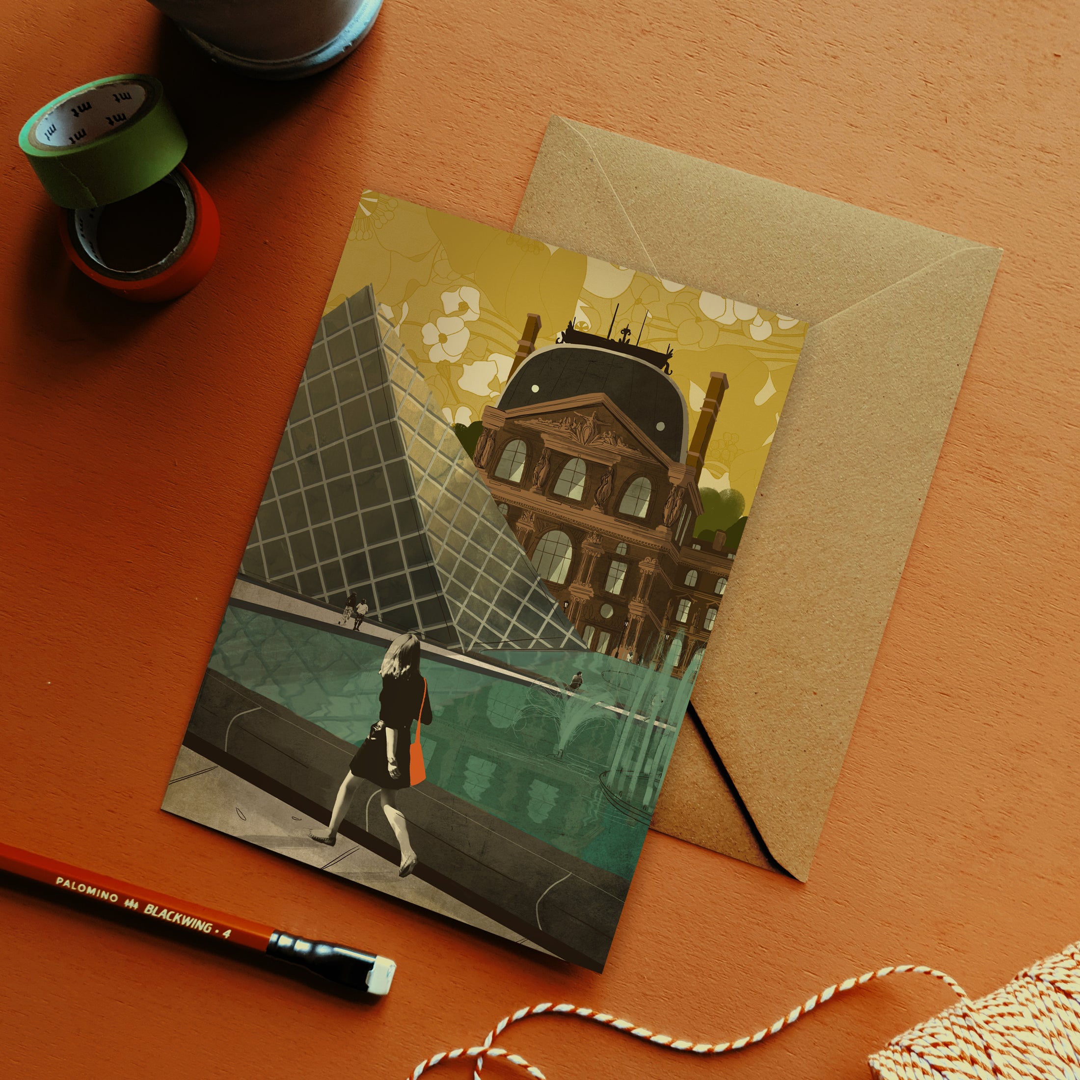 Paris Louvre Museum Card – Emy Lou Holmes