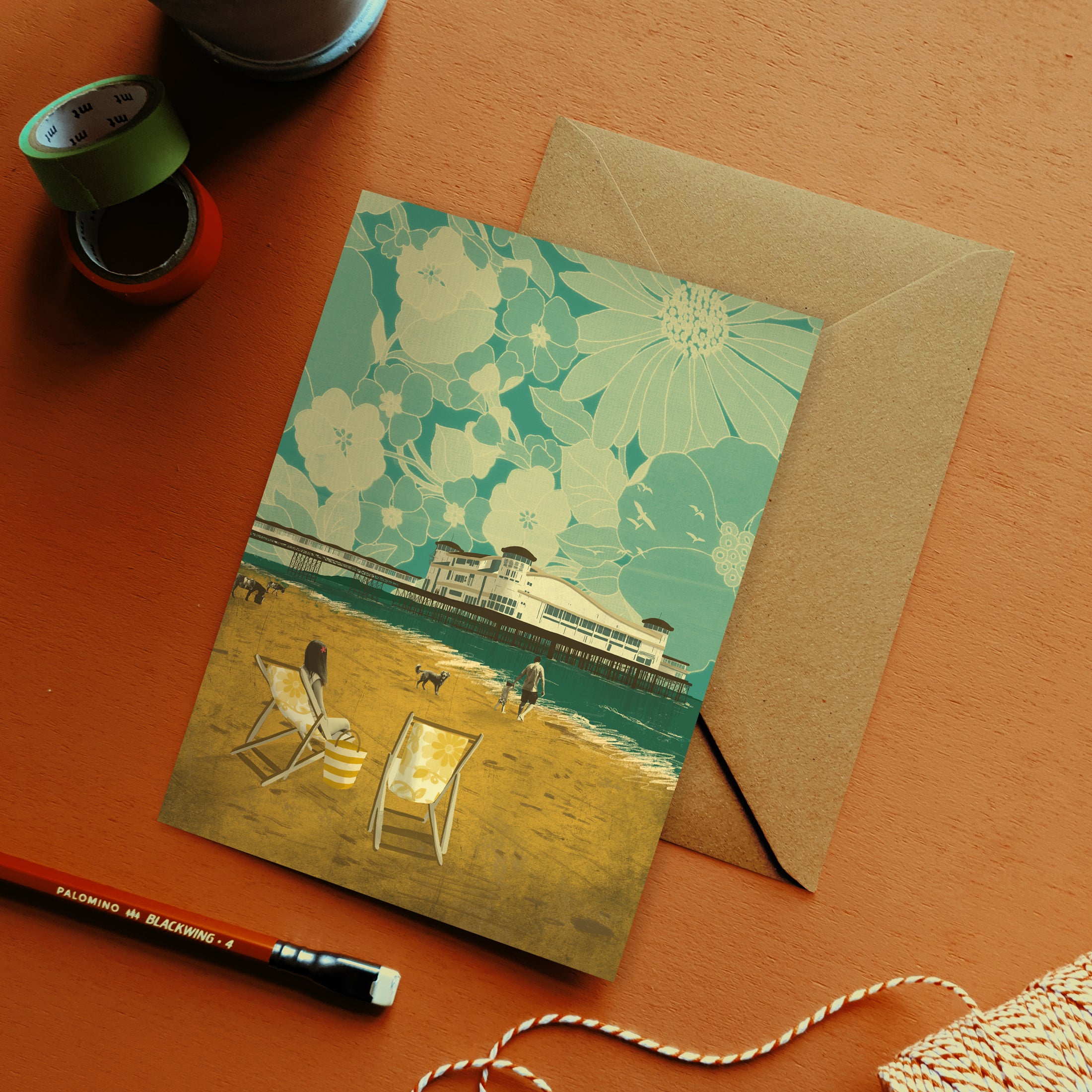 Weston-Super-Mare Grand Pier Card – Emy Lou Holmes