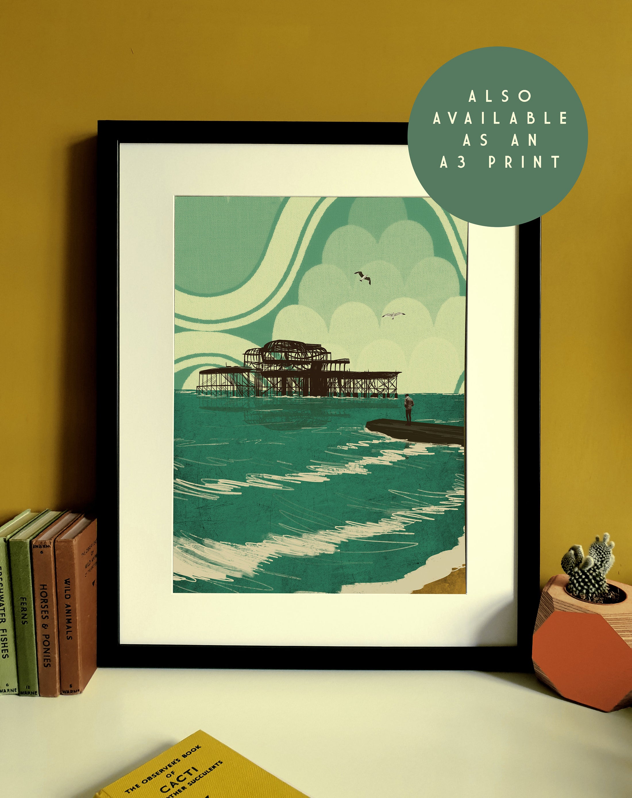 Brighton West Pier Card – Emy Lou Holmes
